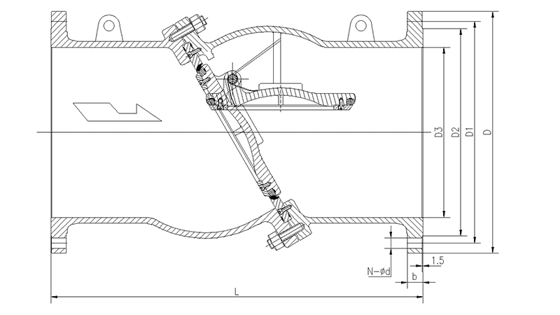 Industrial Tilting-disc-check-valve | Sedelon