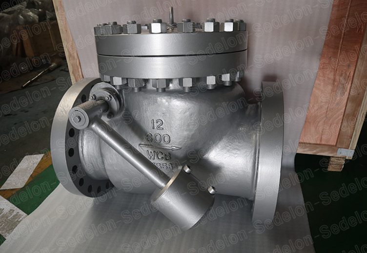 Sedelon swing check valve with counterweight - Sedelon